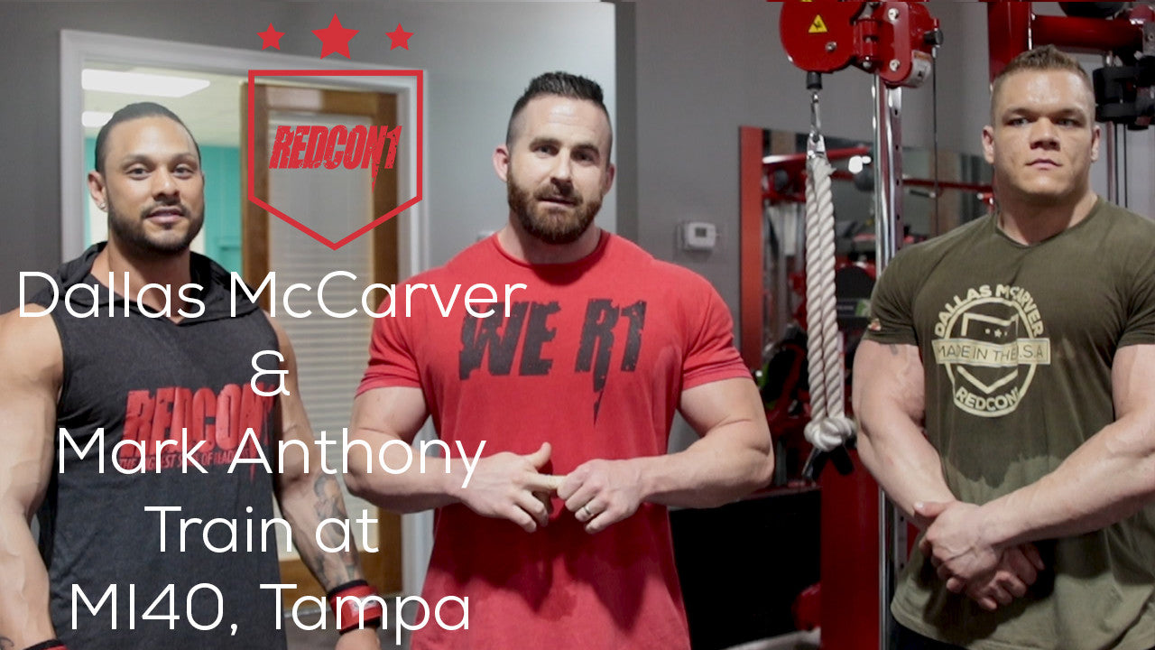 Dallas &Mark Trains At MI-40 Gym – REDCON1