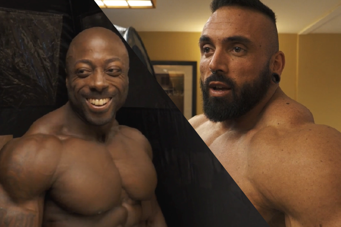 Luke Sandoe and George Peterson Tan, Shop, and Pose 1 Day Before Stepp ...