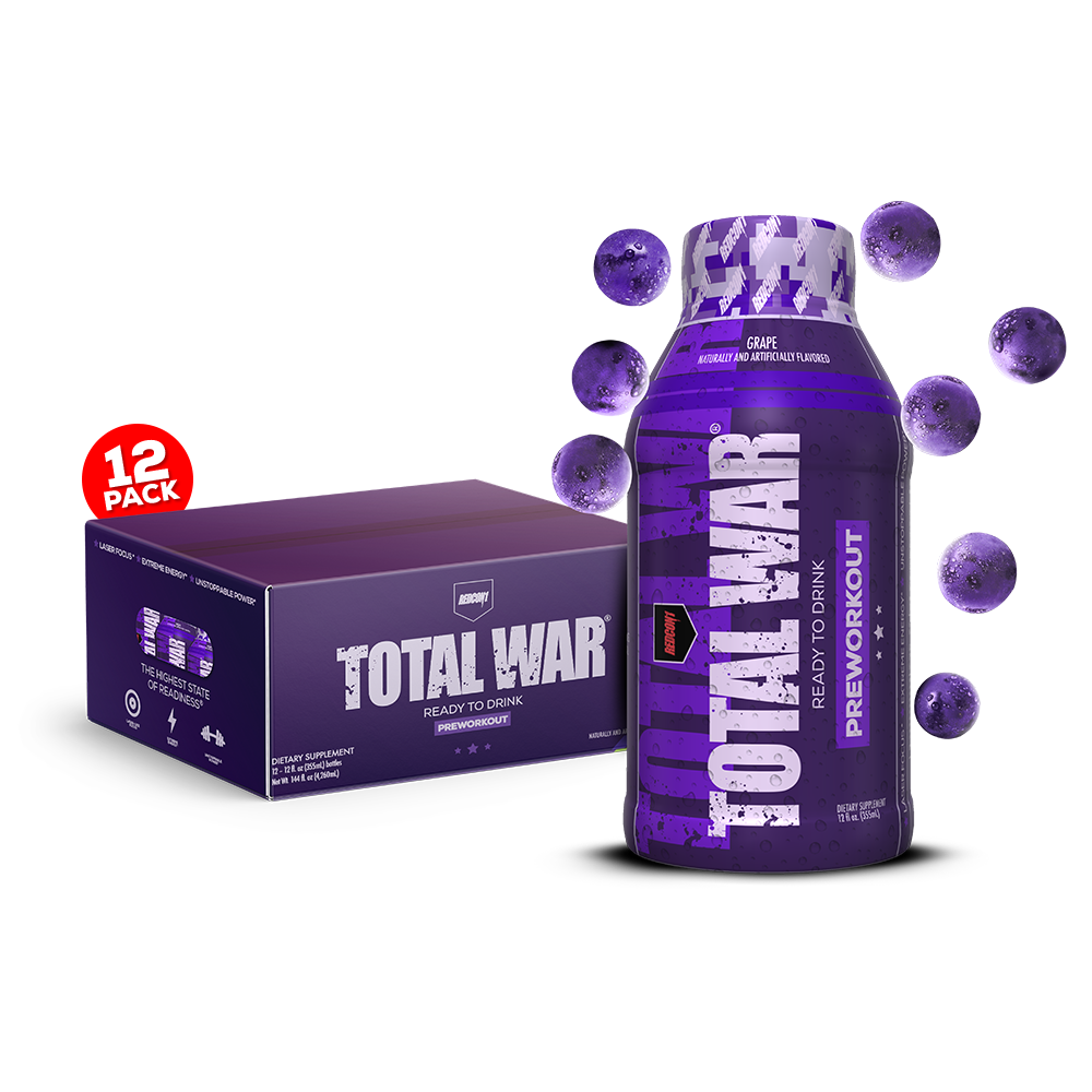 TOTAL WAR Ready To Drink Preworkout (12 Servings) – REDCON1